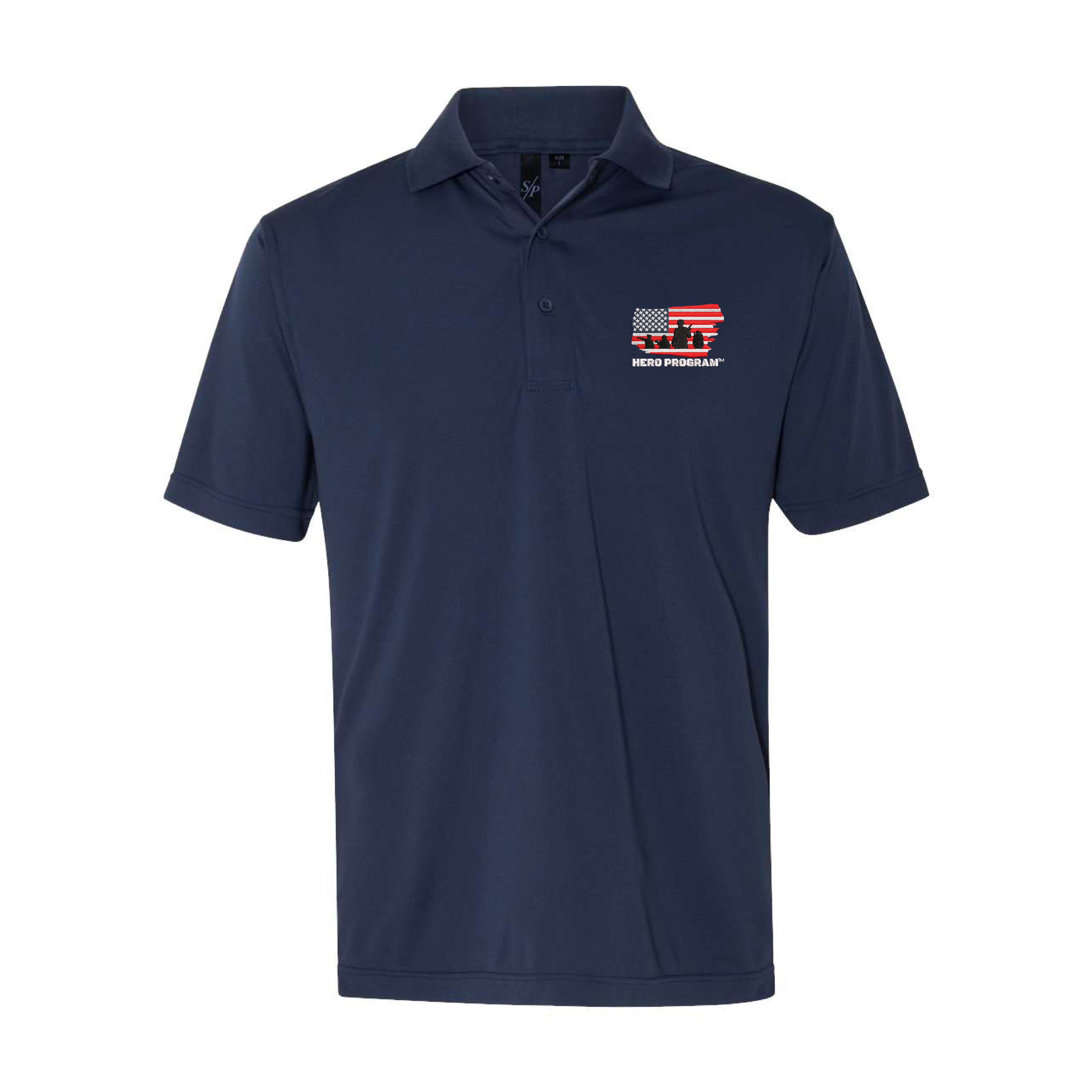 Hero Program TM Performance Polo- Embroidered – Hero Program Apparel