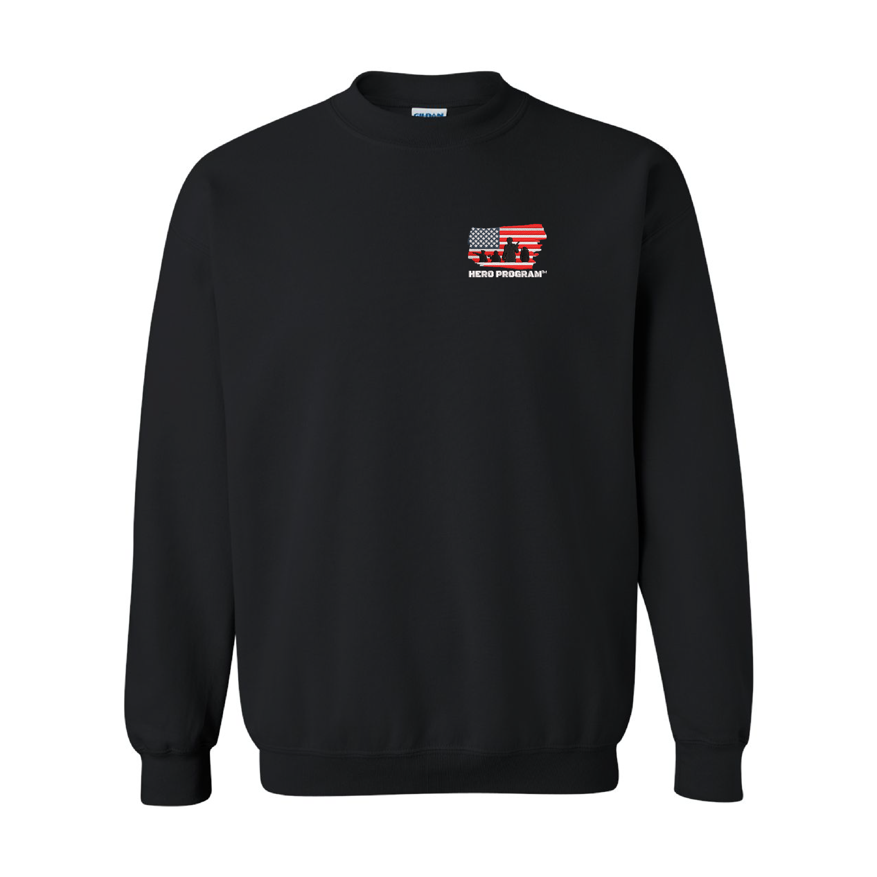 Hero Program TM Crewneck Sweatshirt – Screen Print – Hero Program Apparel